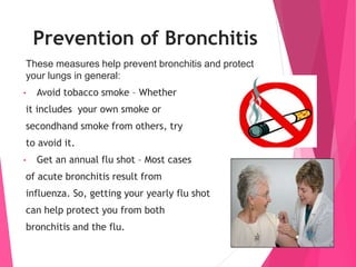 Bronchitis grade 10 | PPTX