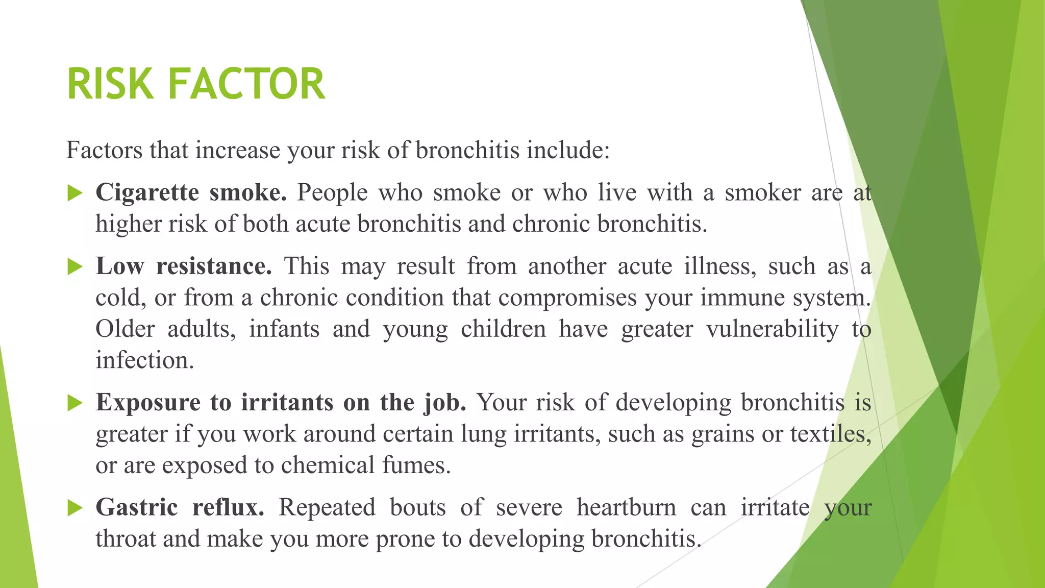 Bronchitis | PPTX