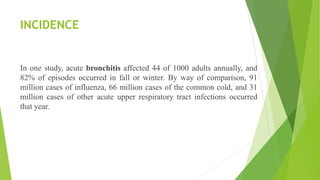 Bronchitis | PPTX