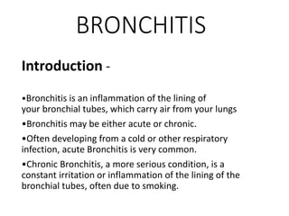 Bronchitis | PPT