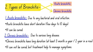 BRONCHITIS SLIDE SHARE IN RESPIRATORY SYSTEM | PPTX | Lung and ...
