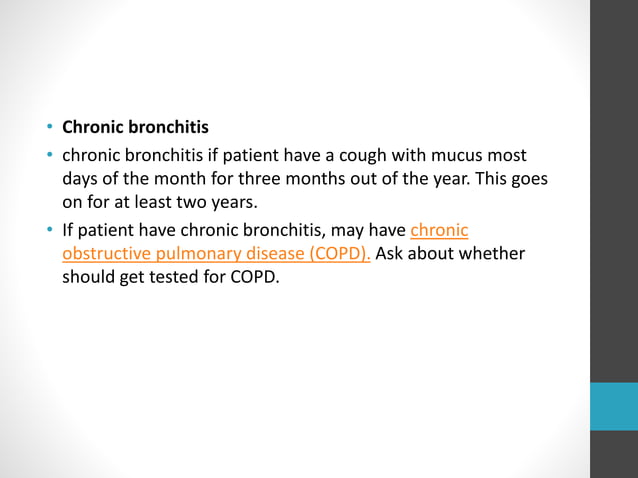 Bronchitis its treatmentand nursing management .pptx | Lung and Respiratory Health | Diseases ...