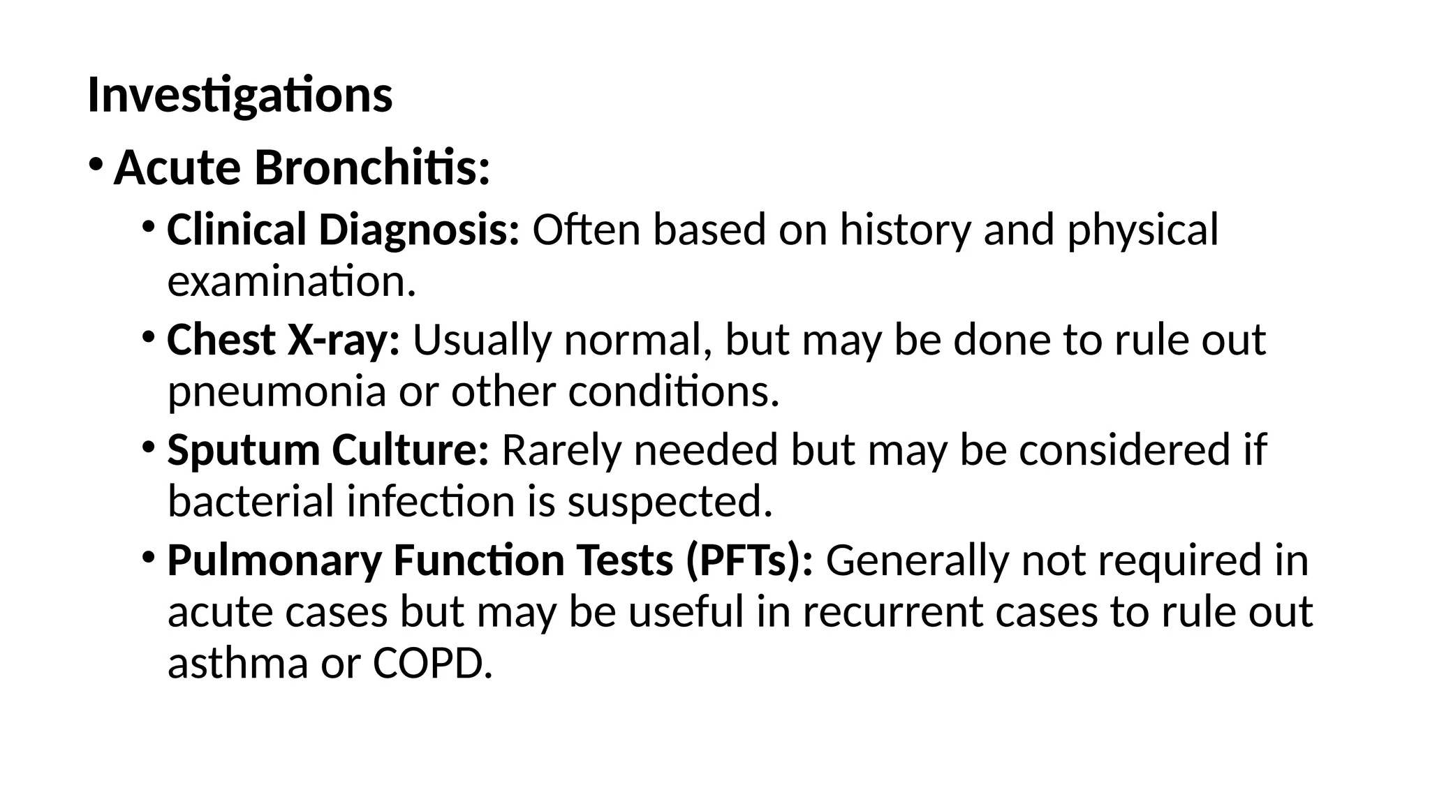 BRONCHITIS: is an inflammation of the bronchial tubes, which carry air ...