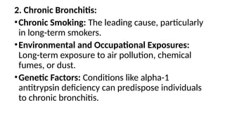 BRONCHITIS: is an inflammation of the bronchial tubes, which carry air ...