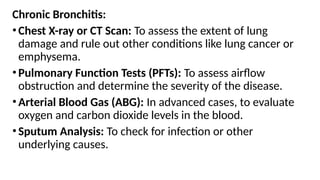 BRONCHITIS: is an inflammation of the bronchial tubes, which carry air ...