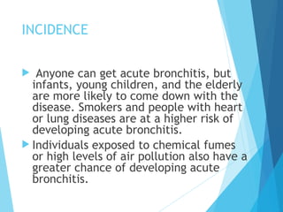 Upper Respiratory disorders Bronchitis.ppt