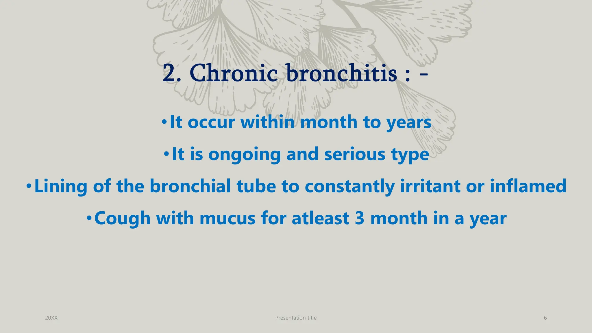 bronchitis, definition , etiology, clinics manifestations ...