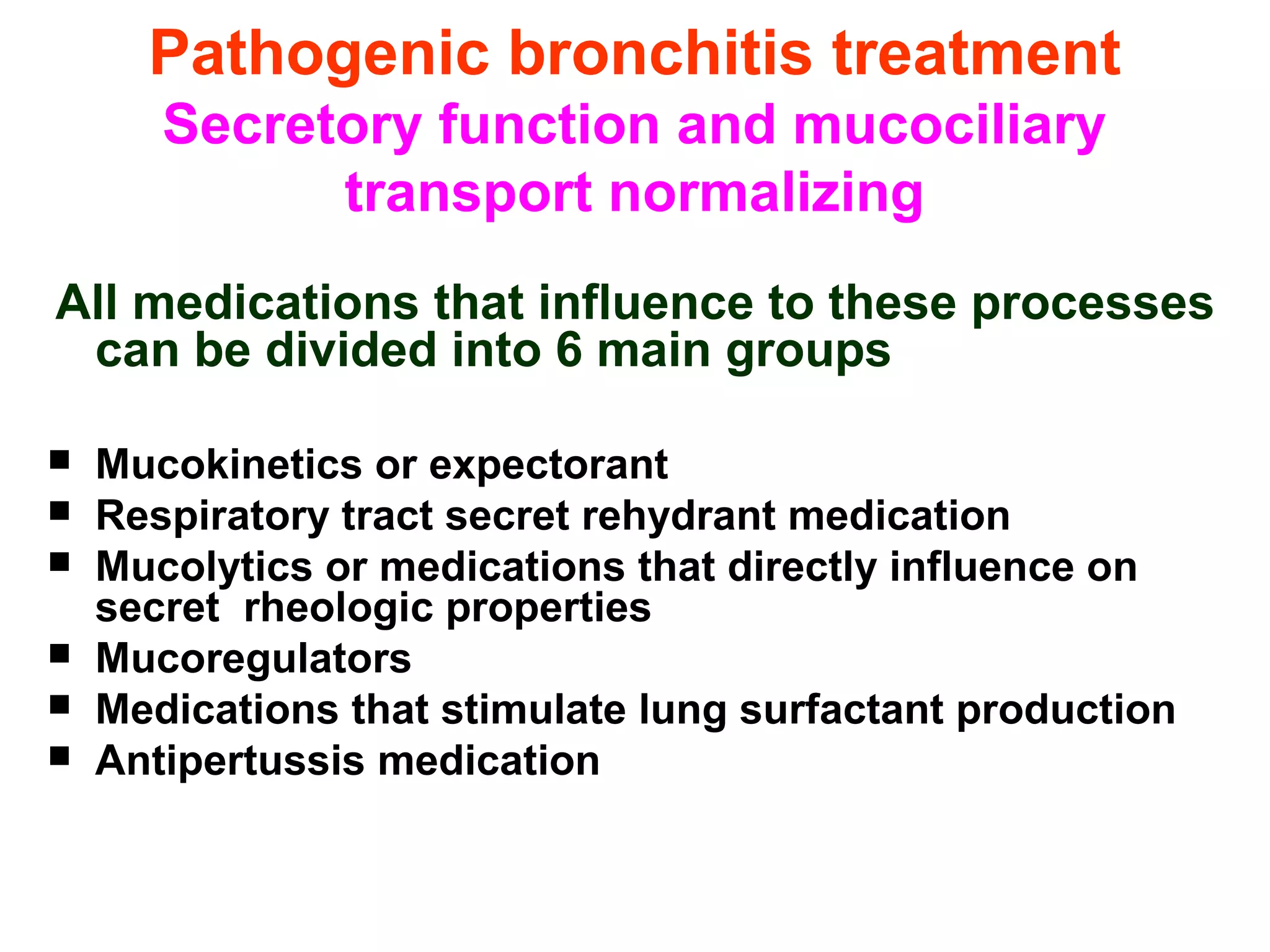 Bronchitis lecture in children | PPT