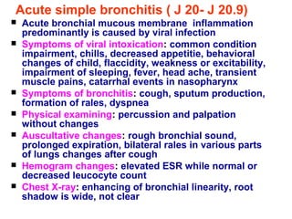 Bronchitis lecture in children | PPT