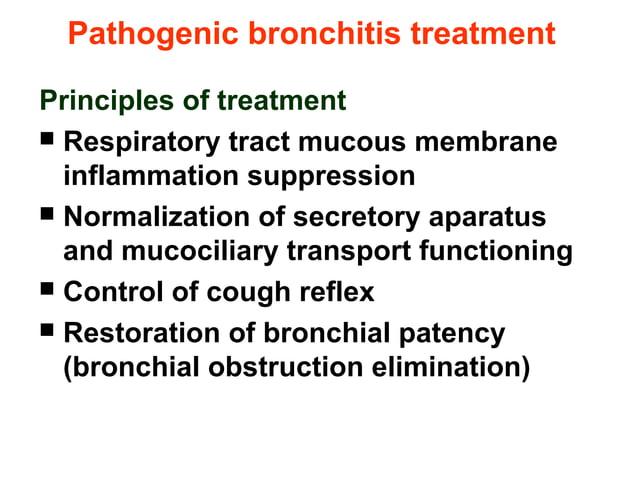 Bronchitis lecture in children | PPT
