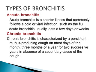 Bronchitis | PPT