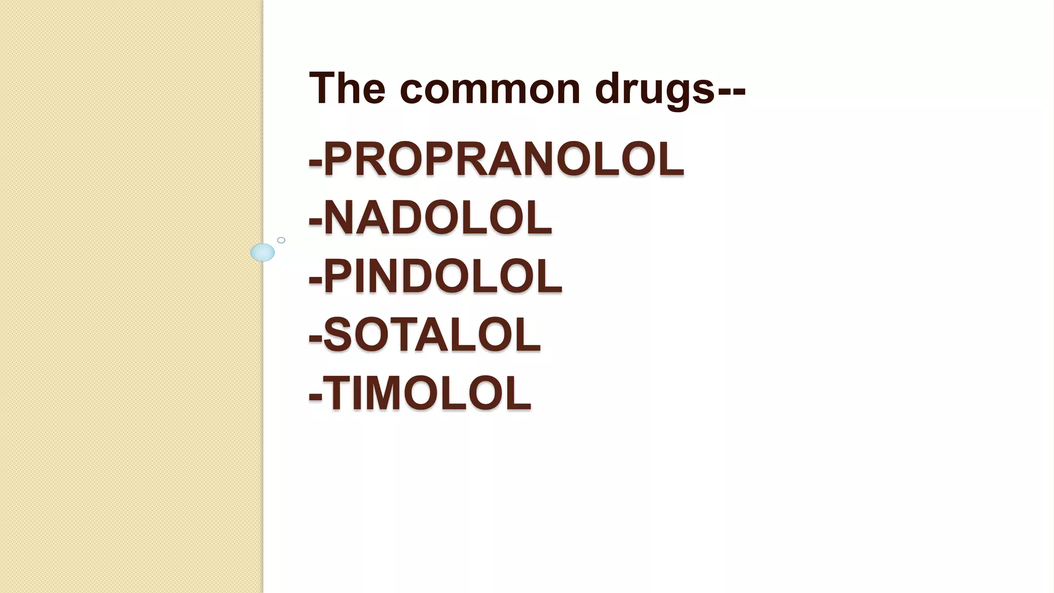 Bronchoconstrictor Drugs | PPTX