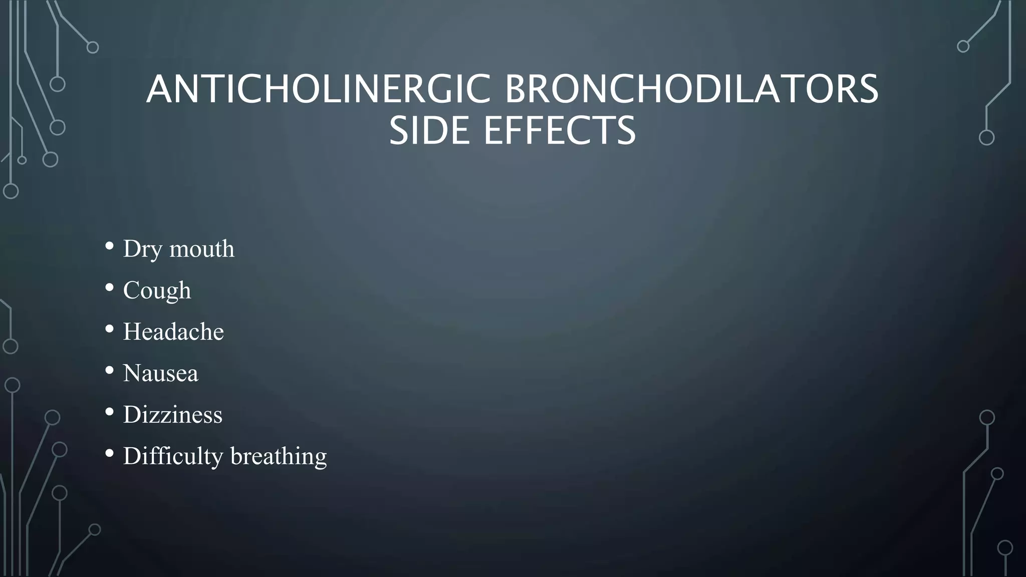 Bronchodilator drugs | PPTX