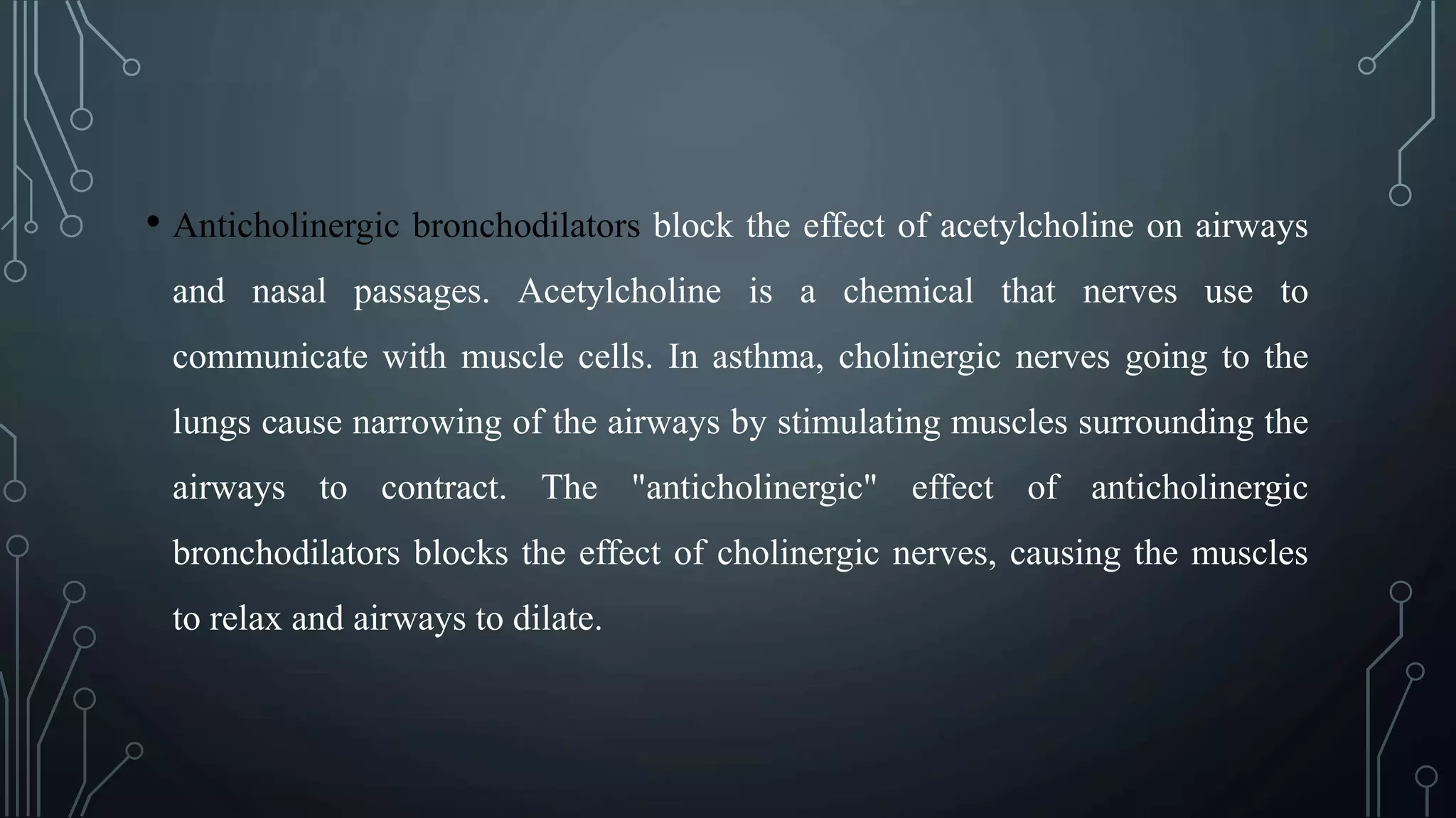 Bronchodilator drugs | PPTX
