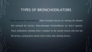 Bronchodilator drugs | PPTX