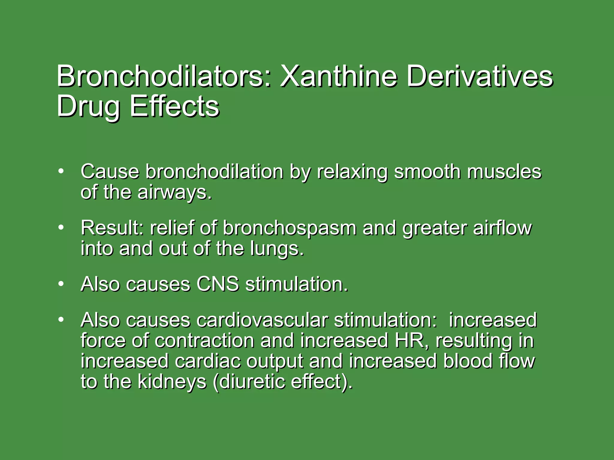 Bronchodilators | PPT