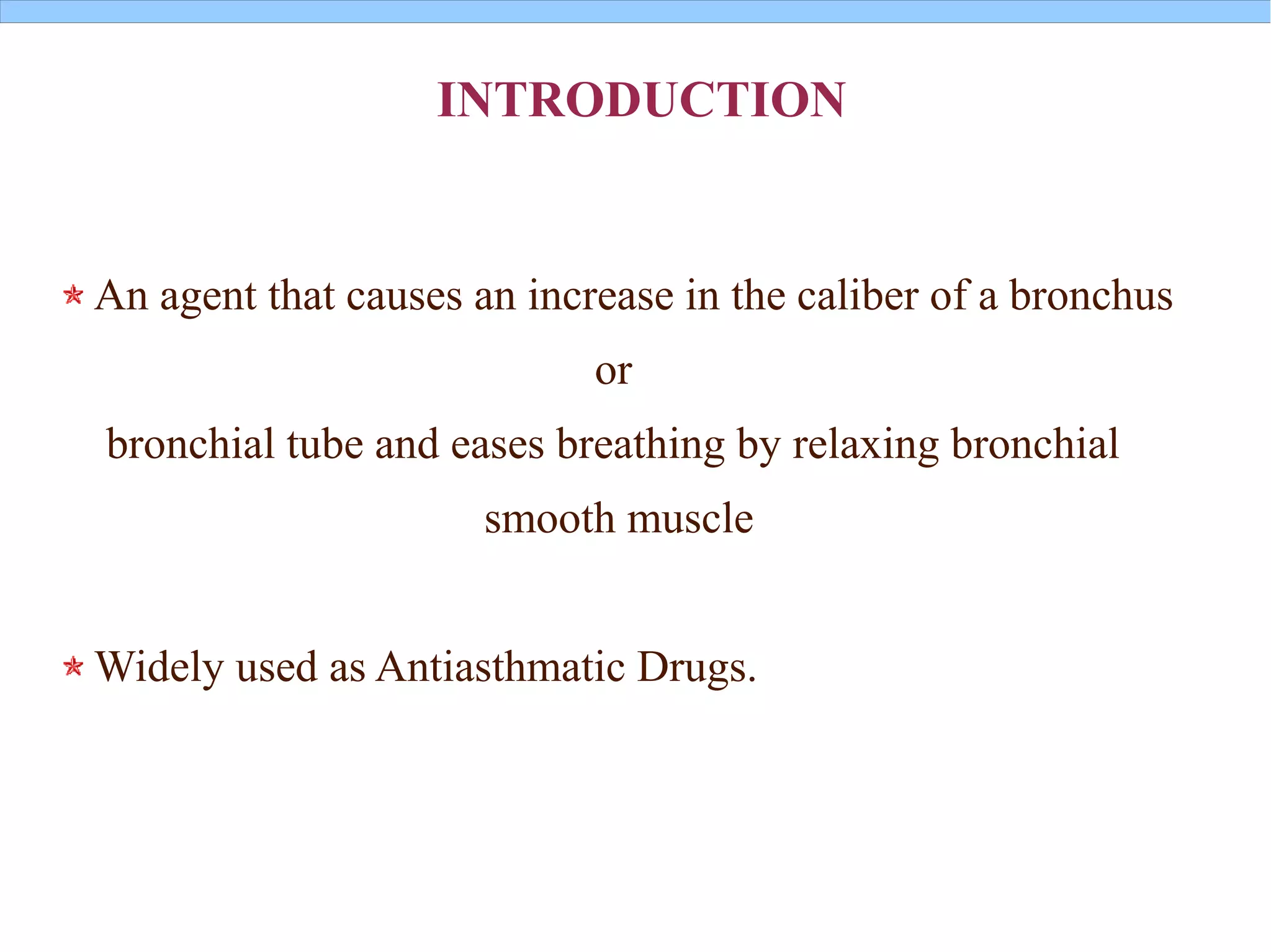 Bronchodilators | ODP