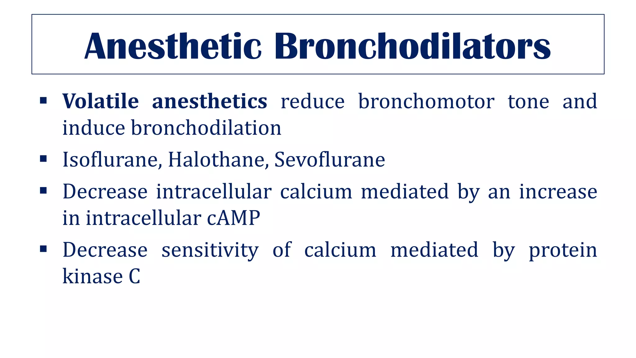 Bronchodilators | PDF