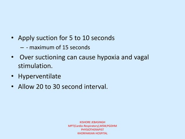 Broncho hygienic techniques. | PPTX | Physical Therapy | Wellness