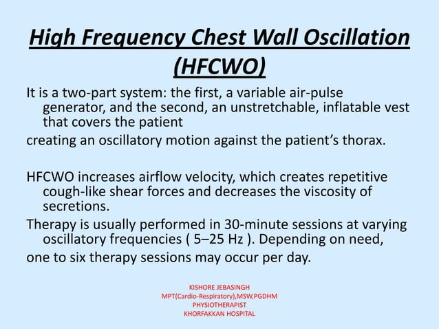 Broncho hygienic techniques. | PPTX | Physical Therapy | Wellness