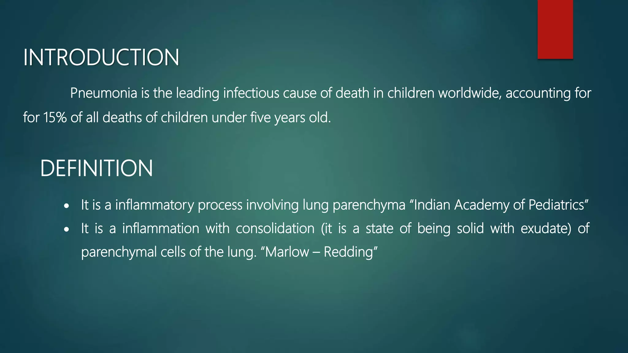 Bronchopneumonia | PPTX
