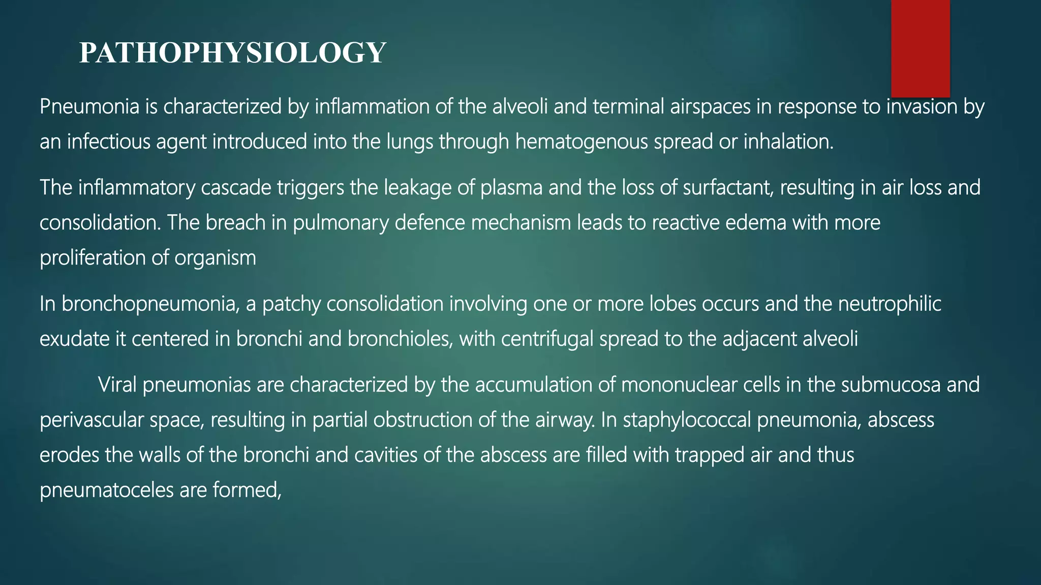 Bronchopneumonia | PPTX
