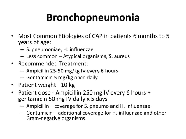 Bronchopnuemonia | PPT