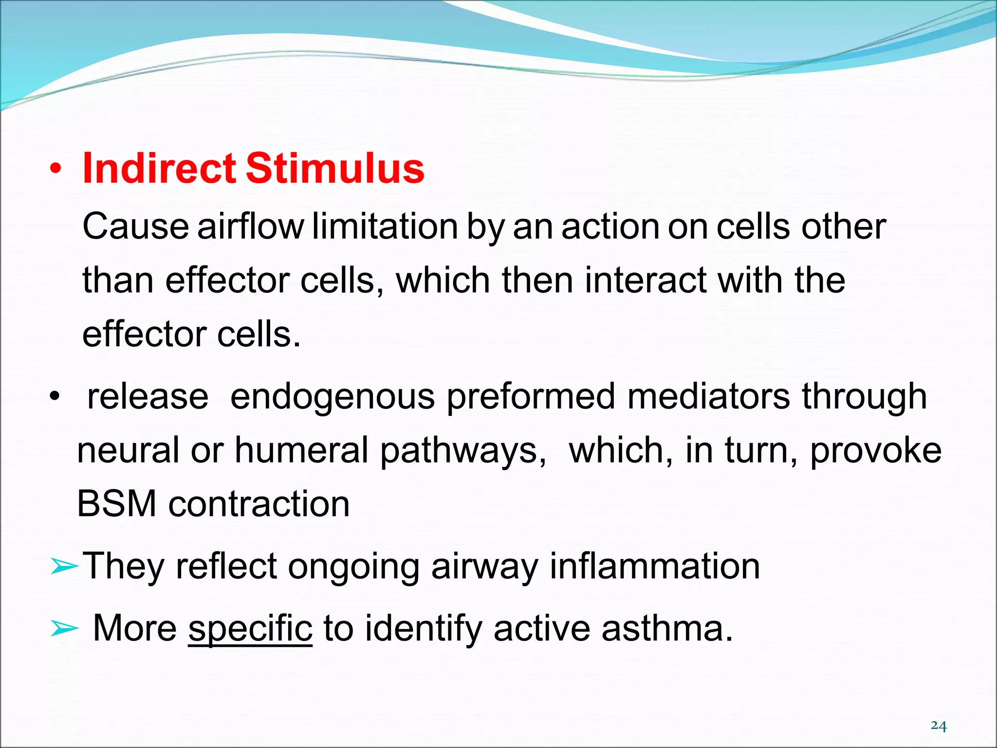 Broncho provocation testing ppt | PPTX
