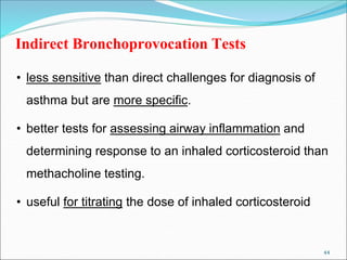 Broncho provocation testing ppt | PPT