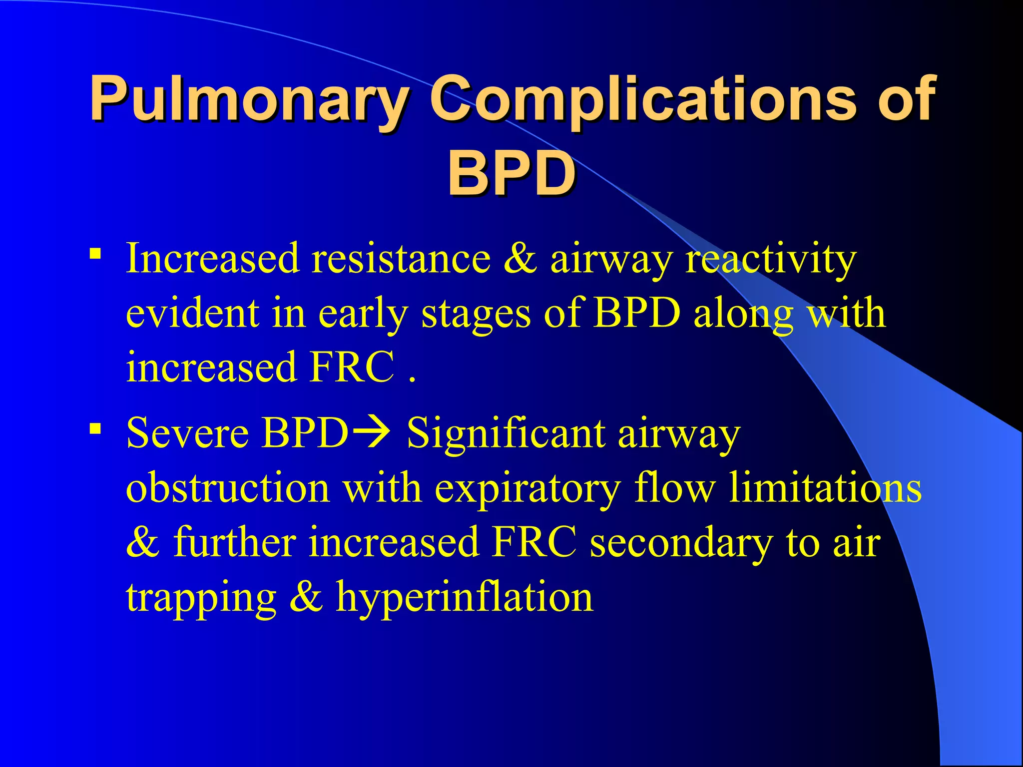 Broncho Pulmonary Dysplasia | PPT