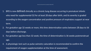 BRONCHOPULMONARY DYSPLASIA a neonatal problem.pptx | Pregnancy ...