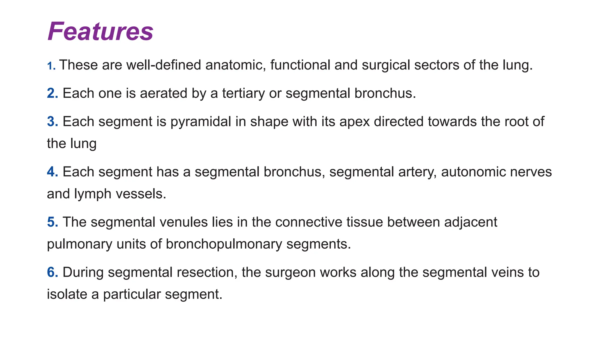 BRONCHOPULMONARY SEGMENTS anatomy ppt.pptx
