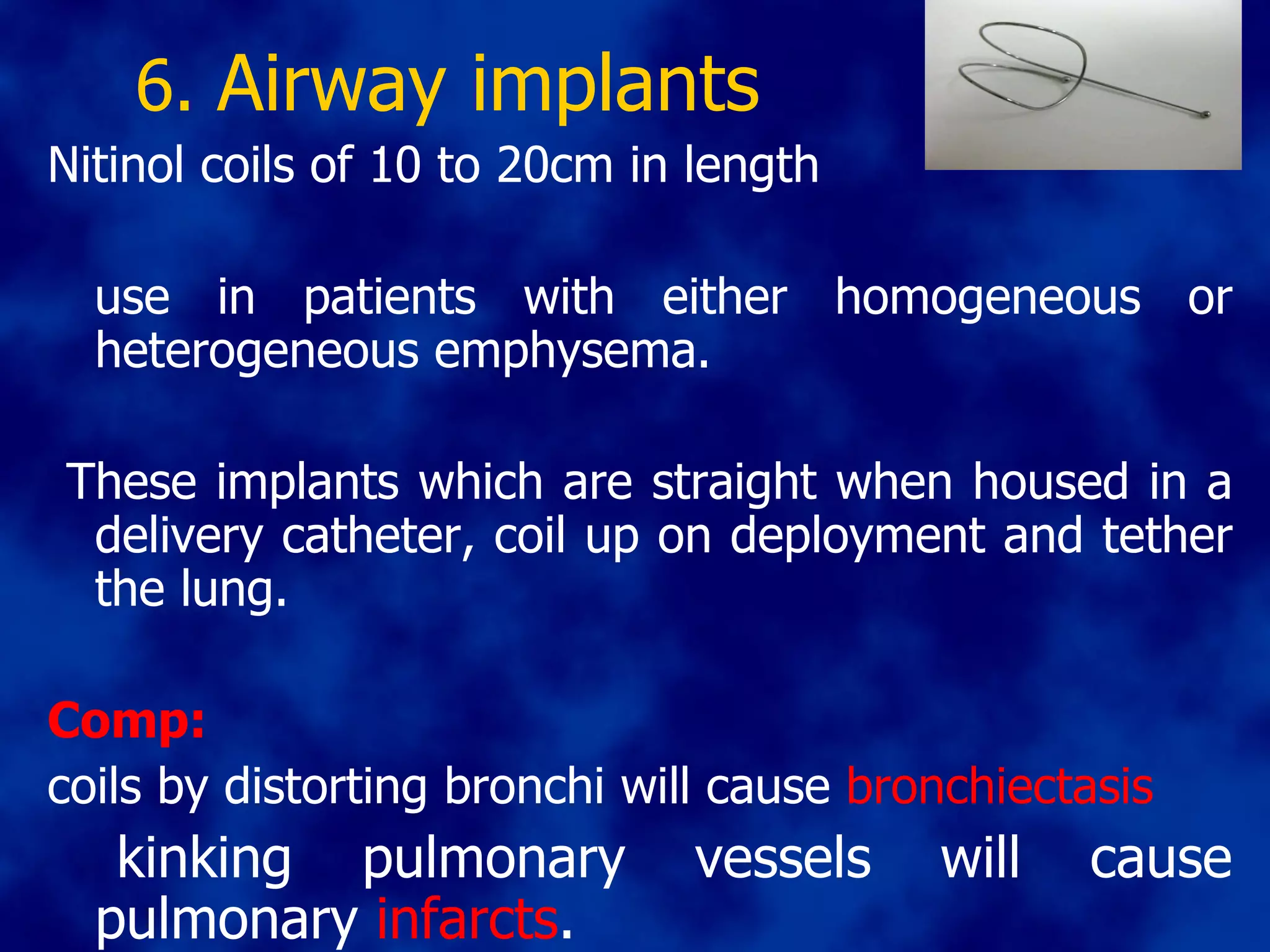 Bronchoscope lung volume reduction 2011 | PPT