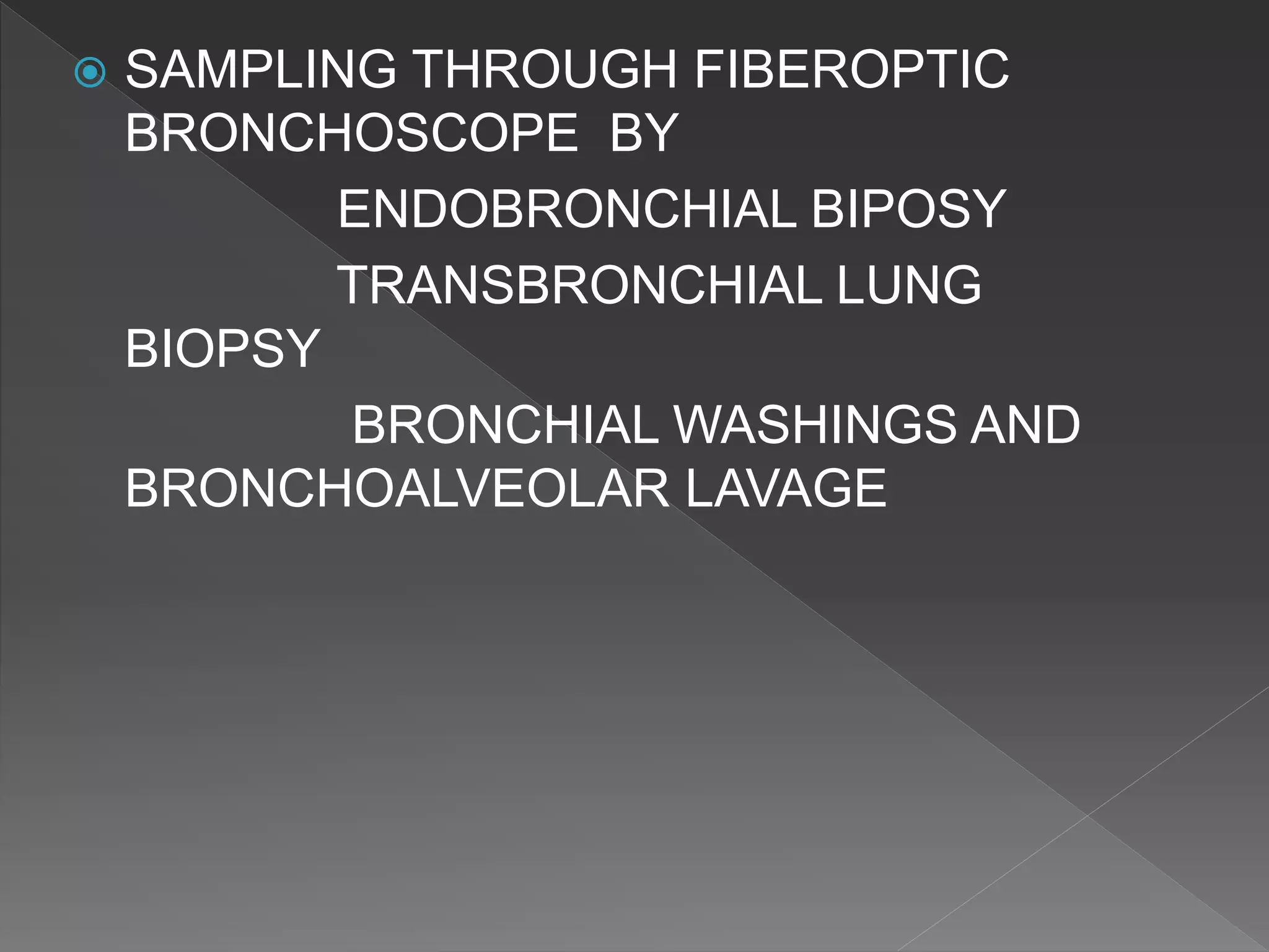 Bronchoscopy | PPTX