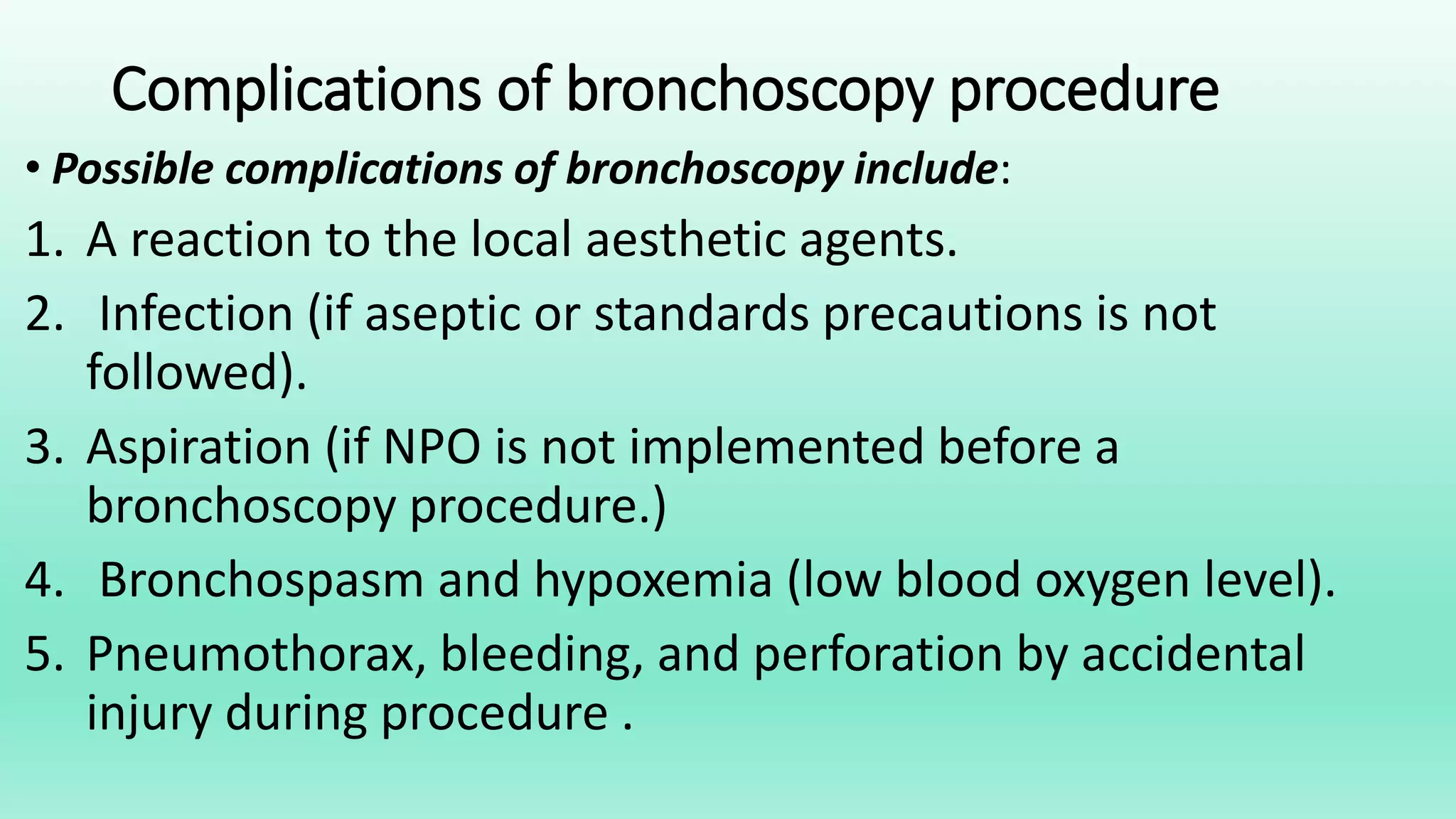 Bronchoscopy | PPTX