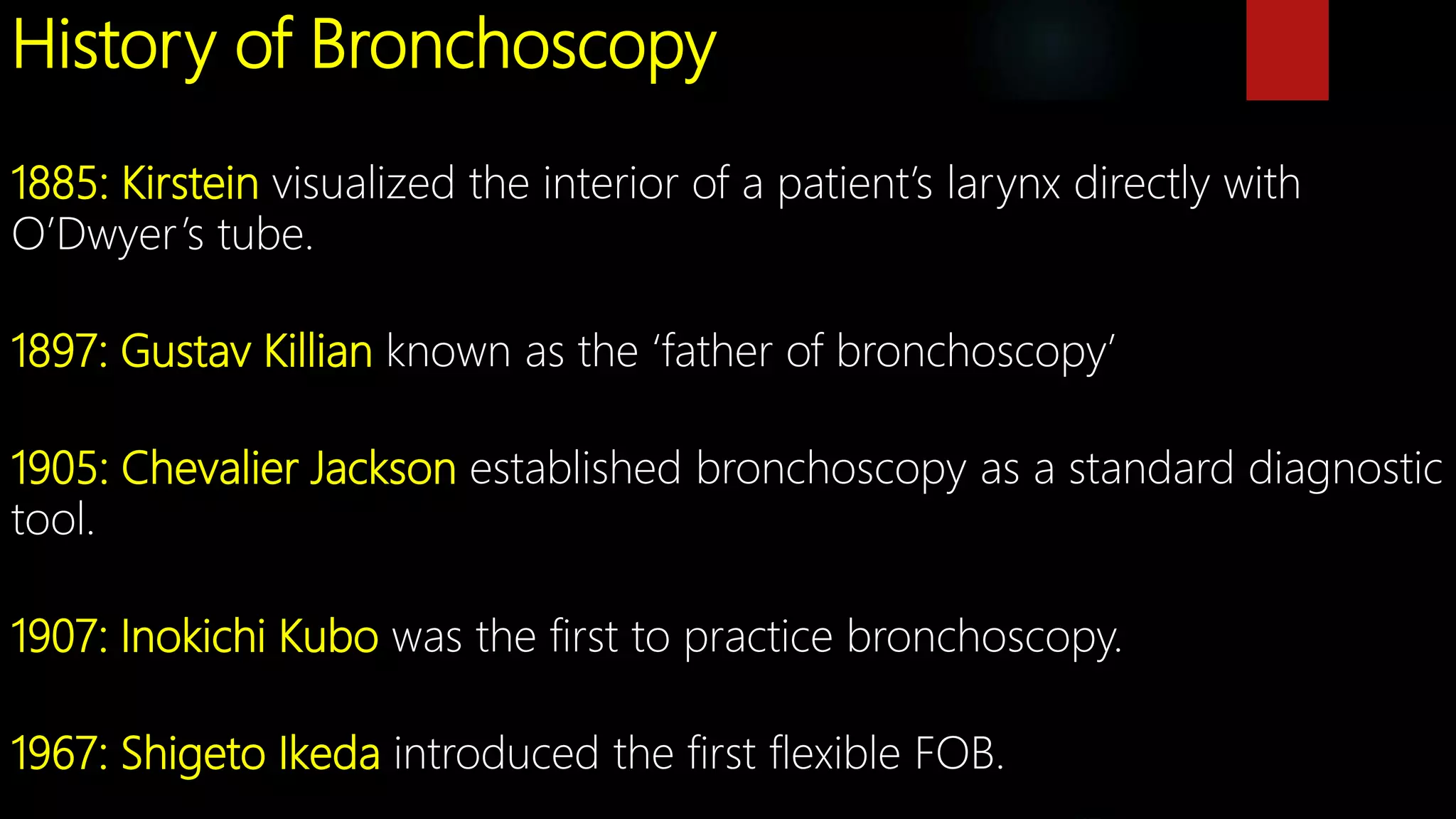 Bronchoscopy | PPTX