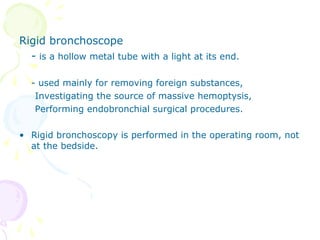 Bronchoscopy, Diagnostic technique | PPT | Lung and Respiratory Health ...