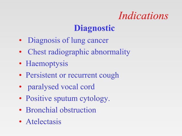 Bronchoscopy.pptx | Lung and Respiratory Health | Diseases and Conditions