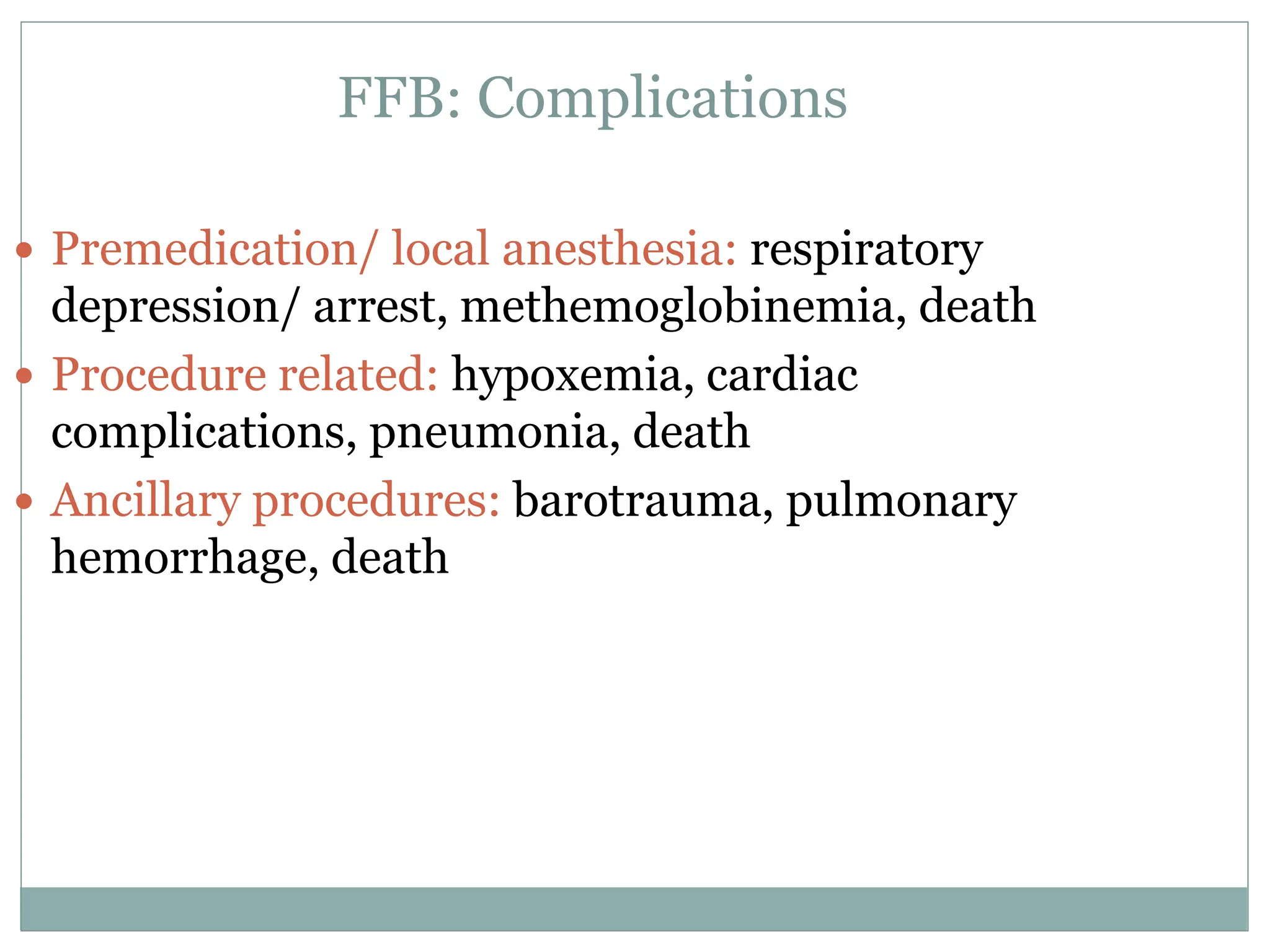 fiberoptic bronchoscopy - airway securing FOI | PPTX