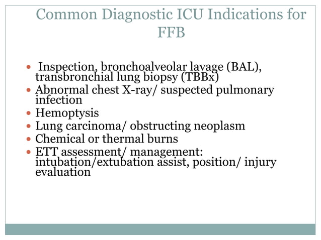fiberoptic bronchoscopy - airway securing FOI | PPTX | Lung and ...