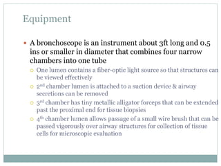 fiberoptic bronchoscopy - airway securing FOI | PPTX | Lung and ...