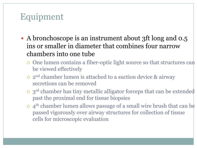 fiberoptic bronchoscopy - airway securing FOI | PPTX | Lung and ...