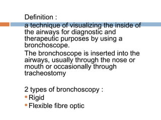 Bronchoscopy | PPT