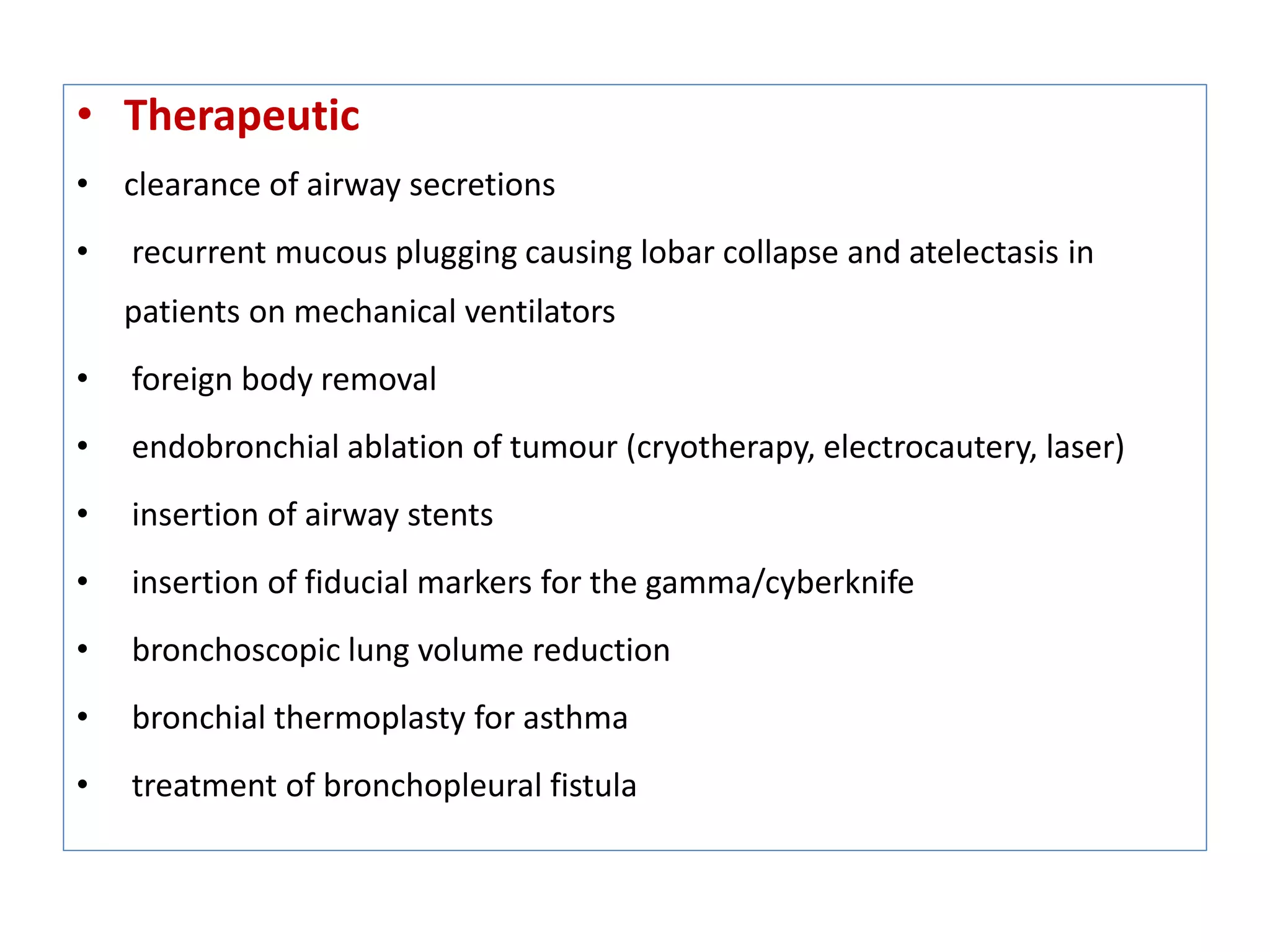 Bronchoscopy indication preparation consent | PPTX