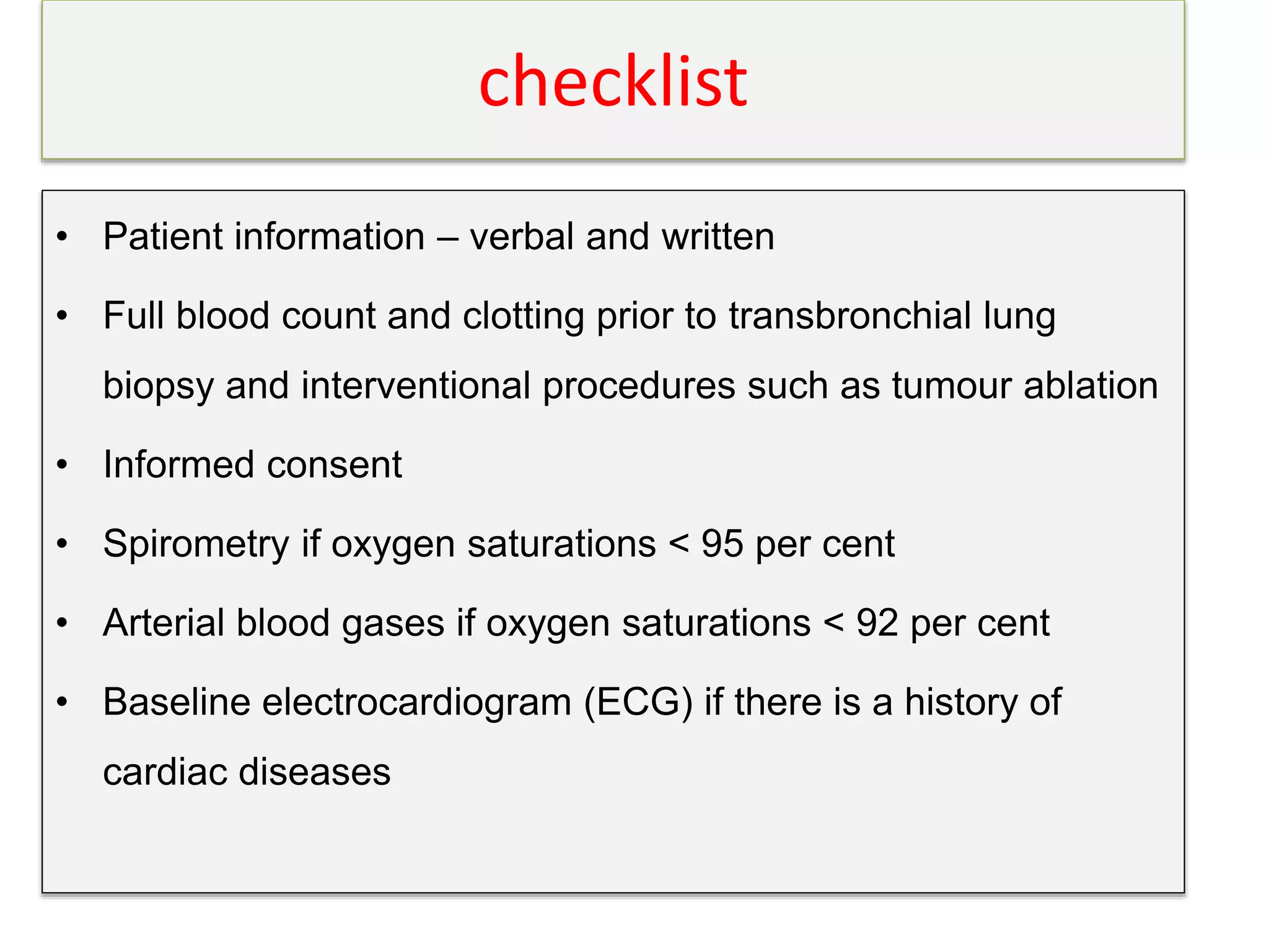 Bronchoscopy indication preparation consent | PPTX