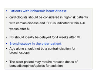 Bronchoscopy indication preparation consent | PPTX