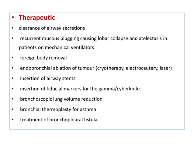 Bronchoscopy indication preparation consent | PPTX