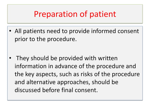Bronchoscopy indication preparation consent | PPTX