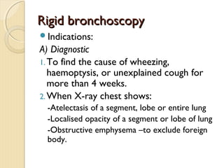Bronchoscopy ppt | PPT