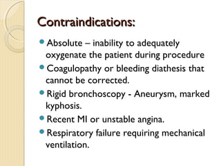 Bronchoscopy ppt | PPT